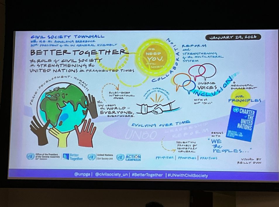 Civil Society Town Hall with UNGA President Annalena Baerbock ...